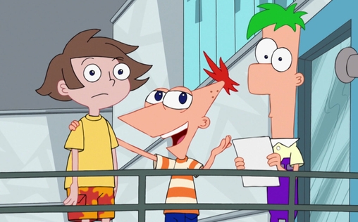 Phineas und Ferb - Das Monster von Phineas und Ferbenstein / Öl auf ...